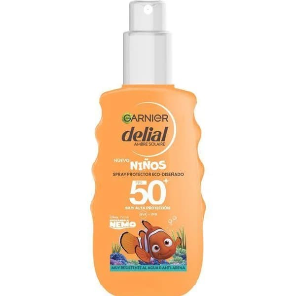 Crema solar niña/o nemo SPF50+ DELIAL, spray 150 ml en Caprabo - Precio ...